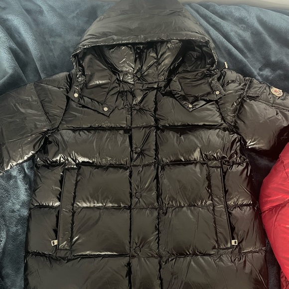 Moncler | Jackets & Coats | Moncler Jacket Red And Black Size Medium ...